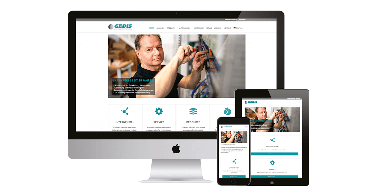 GEDIS Web Interface Industry 4.0 - GEDIS